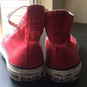Converse | Shoes | Red High Top Converses | Poshmark